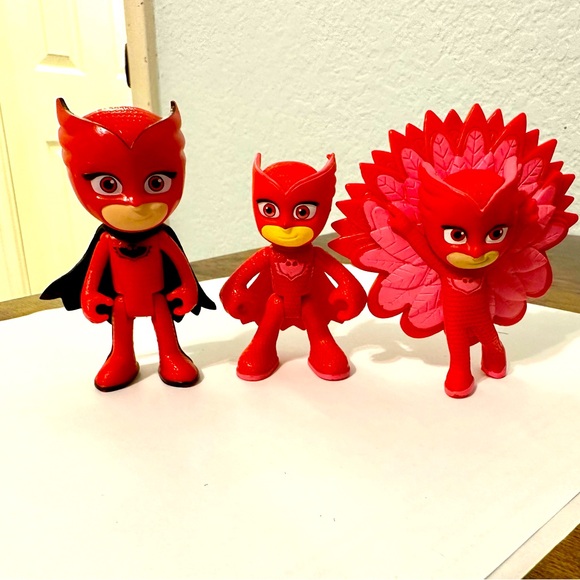 Toys | Set Of 3 Pj Masks Owlette Action Figure | Poshmark